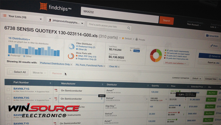 Findchip: The Ultimate Solution for Electronic Component Search - WIN ...
